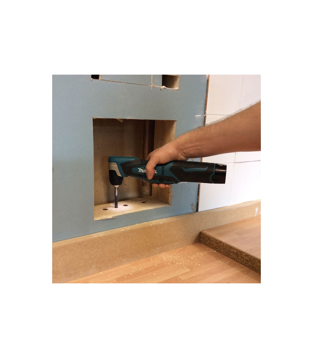 Makita 10.8V Lithium-Ion 3/8" Cordless Angle Drill Kit - Hardware ...