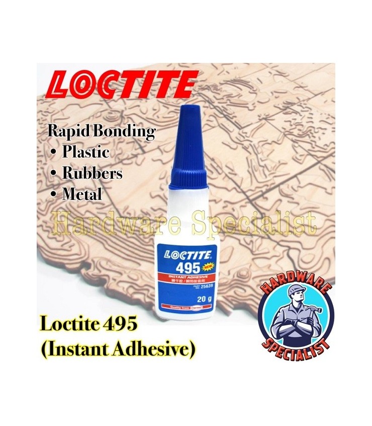 Loctite 495 Instant Adhesive Glue 20g - Hardware Specialist