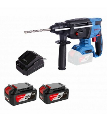 Dong Cheng 20 V Lithium-Ion Cordless Rotary Hammer Drill Kit - Hardware ...