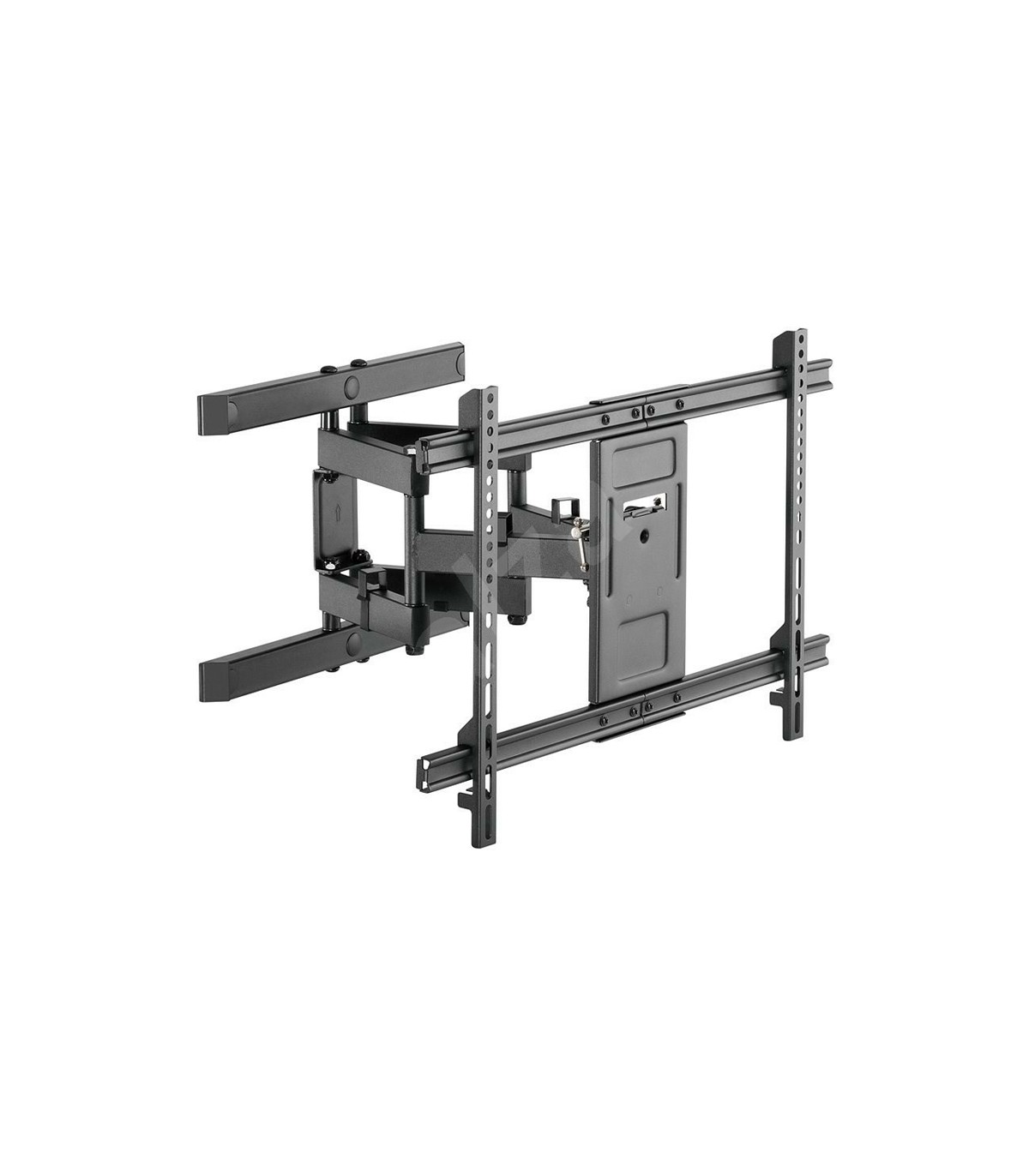 Titan SGB892 43'' - 75" Double Arm Swivel Mount TV Bracket- Black ...