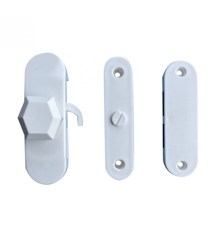 Hardware Specialist HS1113 PVC Toilet Sliding Door Lock - Hardware ...