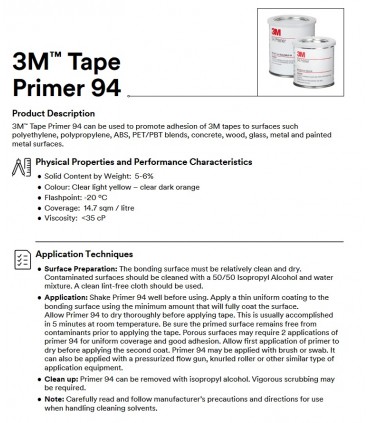 3M Tape Primer 94 Adhesive Promoter 236.5ml