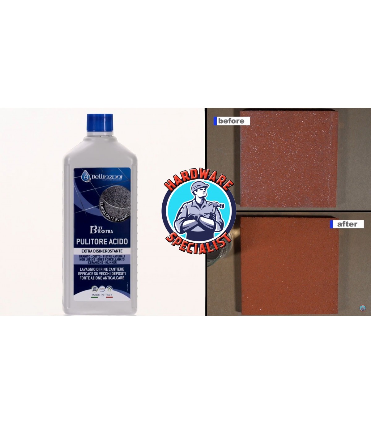 Bellinzoni Bert 27 Heavy Duty Acid Cleaner For Stone