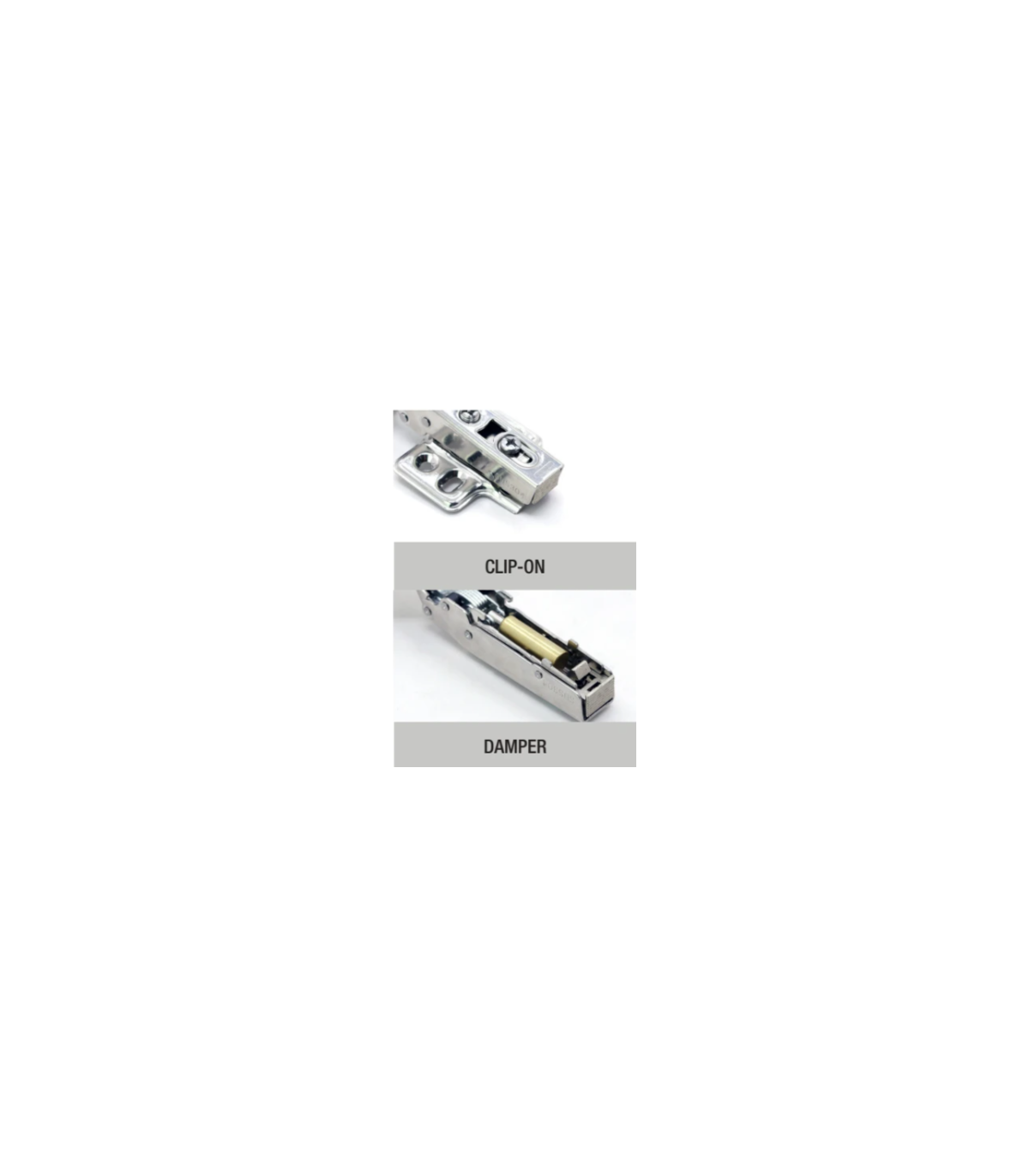 ecoWare SUS304 Grade Air Pressure Conceal Hinge with Clip-On Design - 4 ...