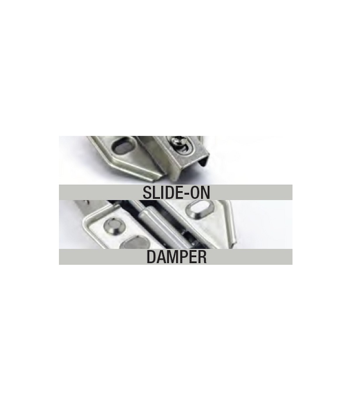 ecoWare 45° Air Pressure Special Conceal Hinge - 4 Hole