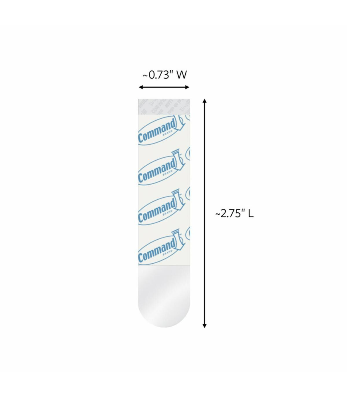3M Command Adhesive Foam Medium Refill Strips - Clear - Hardware Specialist