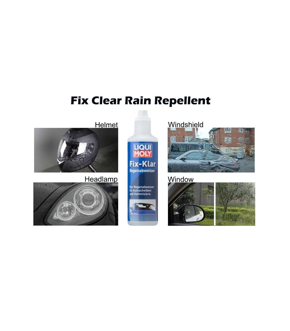 Liqui Moly Fix-Clear Rain/Water Repellent - 125mL - Hardware Specialist