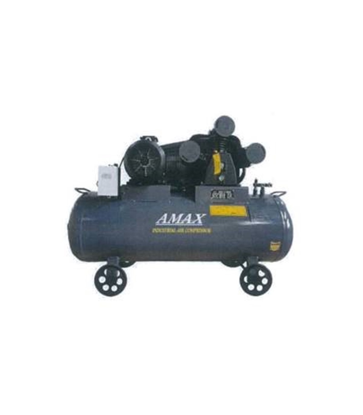 Amax 7.5HP Heavy Duty Single and Two Stage Air Compressor with MOM ...