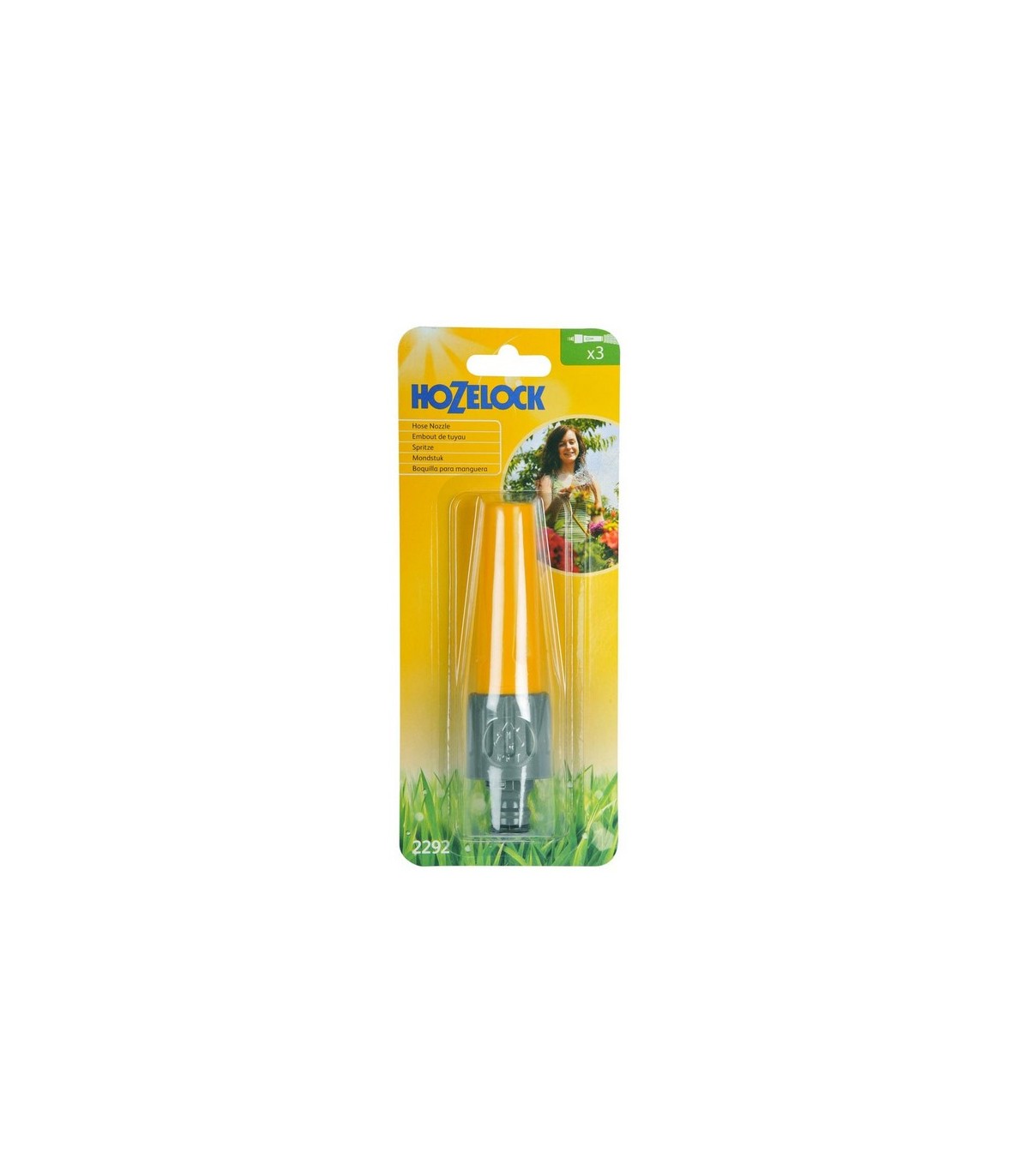 Hozelock 2292 Hose Nozzle with Male Connector - Hardware Specialist