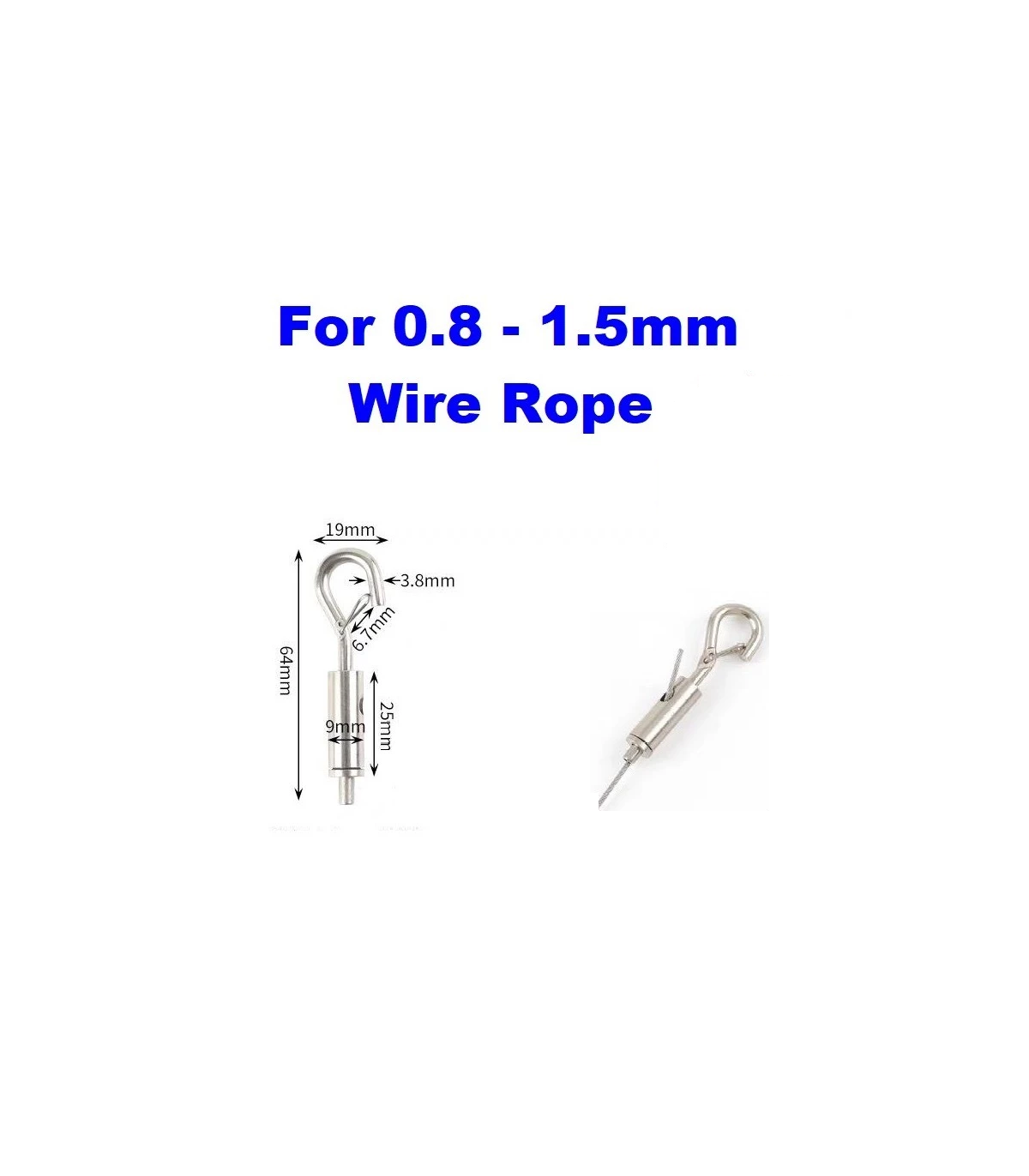 Hardware Specialist Wire Rope Suspension Clamp Hook - Hardware Specialist
