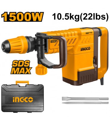 Ingco PDB15006 SDS-MAX 1500W Corded Demolition Breaker - Hardware ...