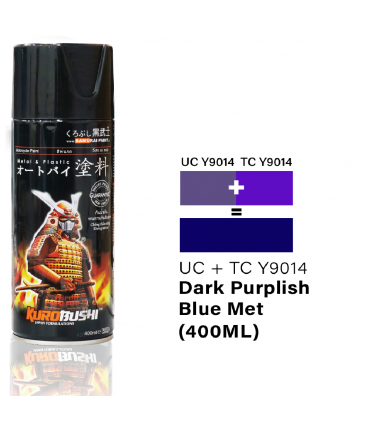 Samurai UCY9014 + TCY9014 Yamaha Deep Purplish Blue Met 2 Coat Spray Paint