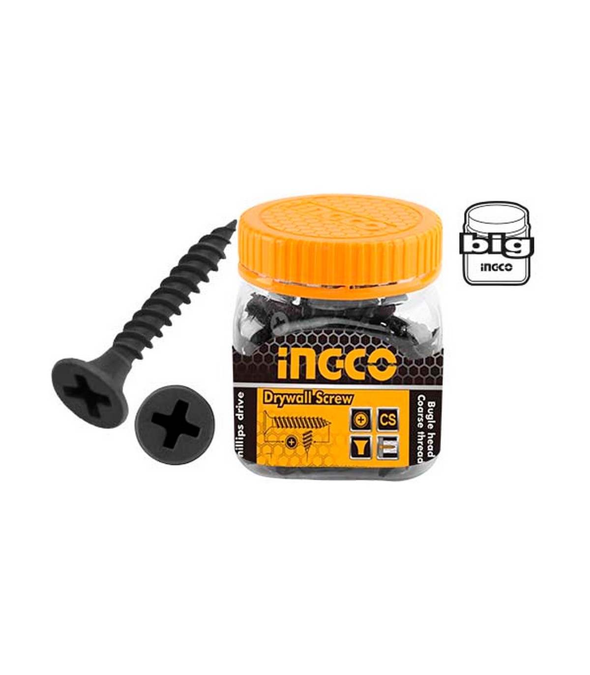 Ingco HWDS4205121 4.2 x 51mm Sharp Point Drywall Screw - Hardware ...