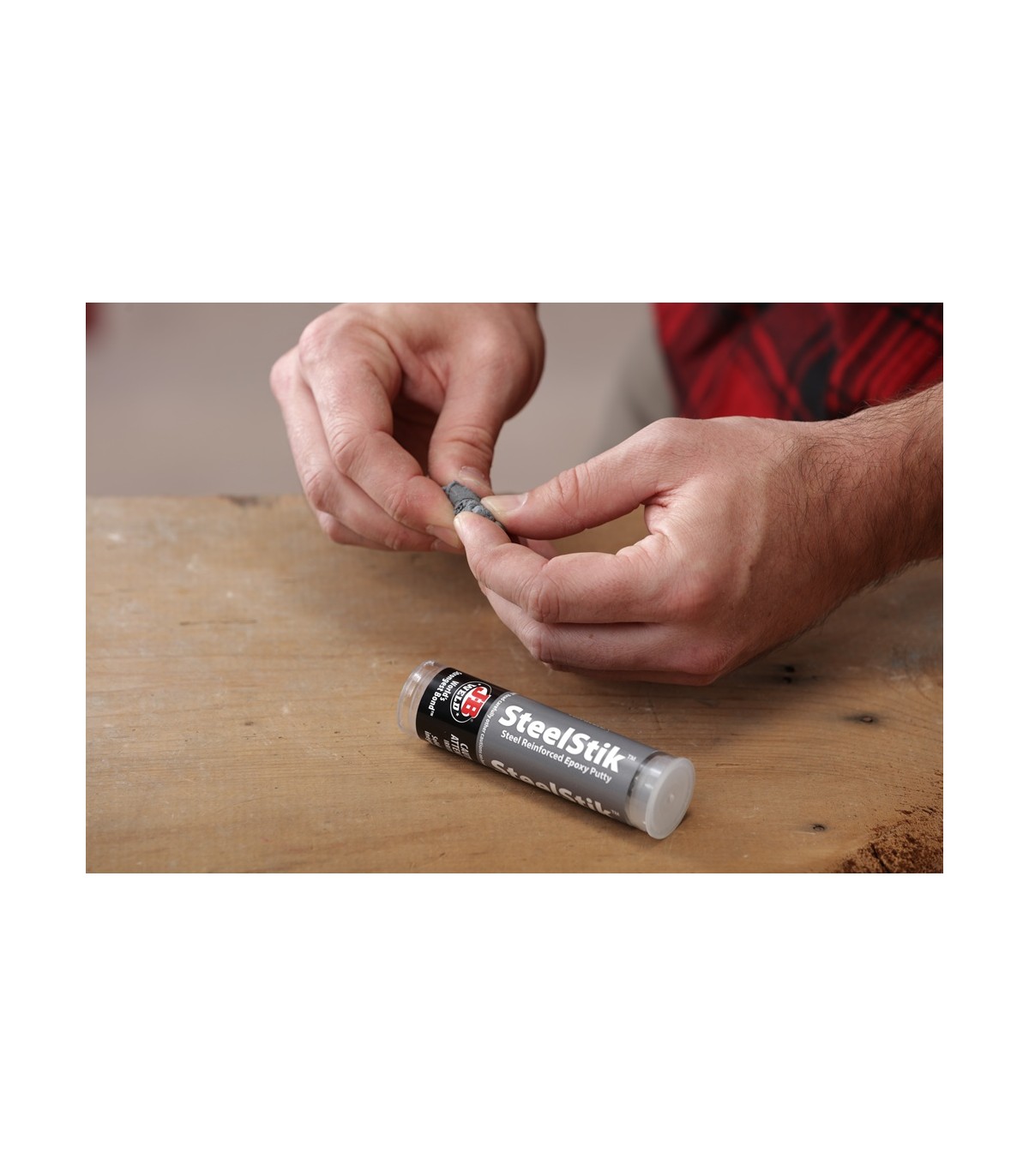 J-B Weld 8267 SteelStik Steel Reinforced Epoxy Putty Stick - 2 oz ...