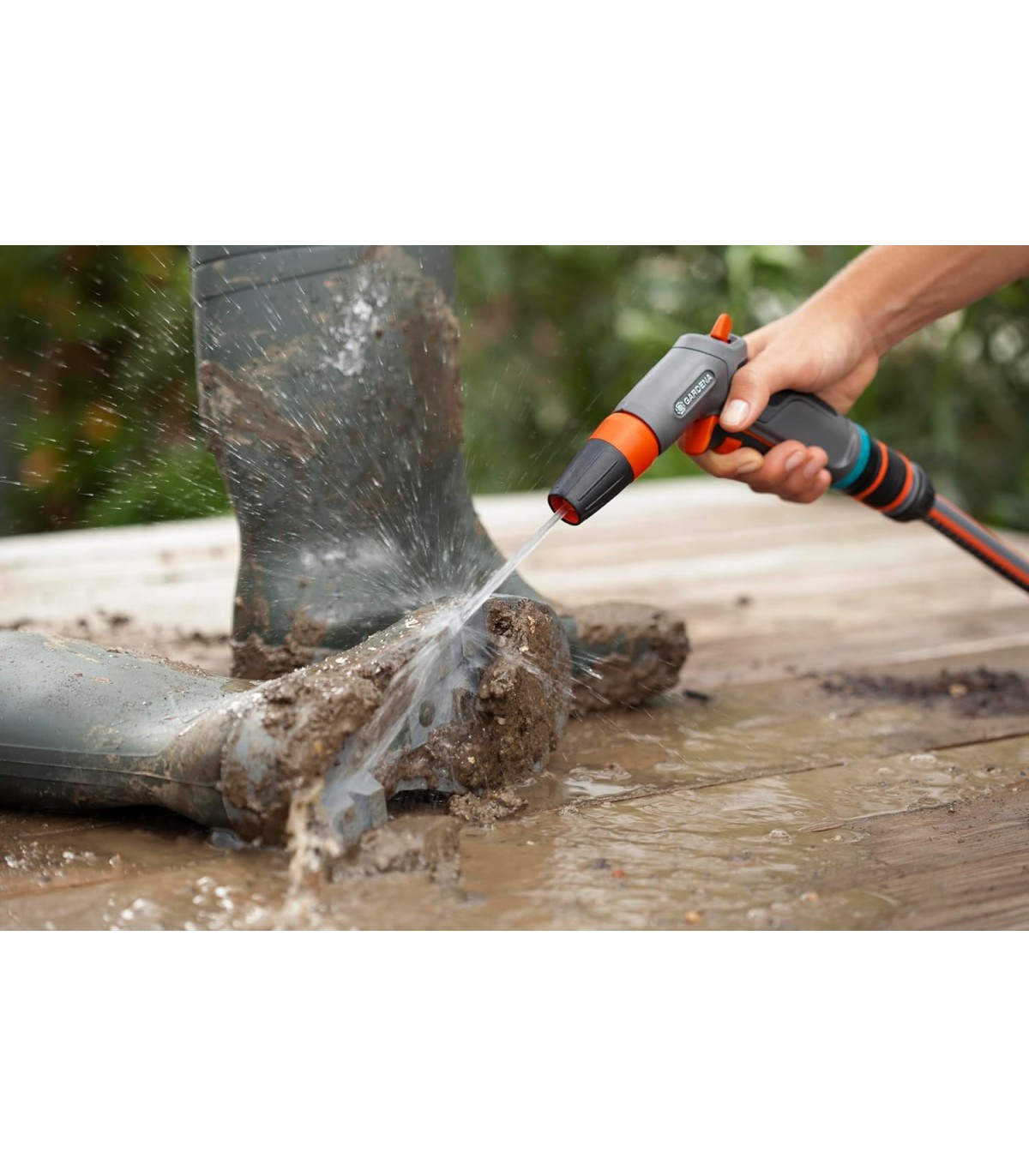 Gardena 18303 Comfort Cleaning Nozzle Adjustable Spray Gun - Hardware ...
