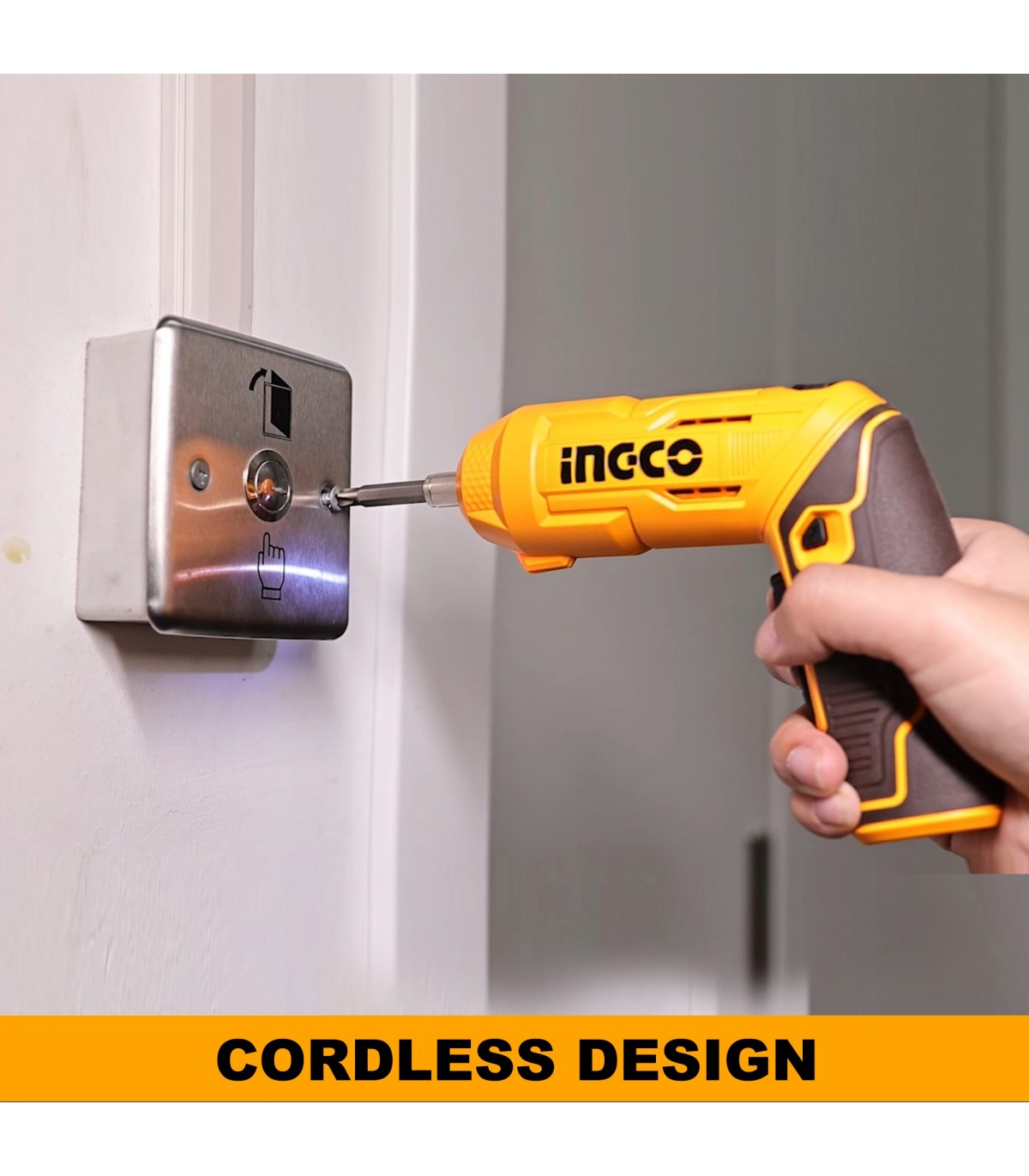Ingco CSDLI04425 4V Lithium-Ion Fast Charging 4Nm Cordless Screwdriver ...