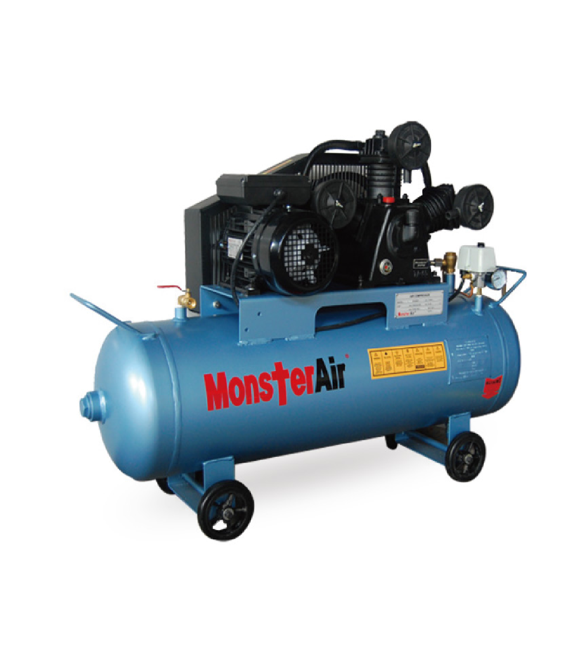 MonsterAir FS30-100H 3HP Single Phase or 3 Phase 100L Air Compressor ...
