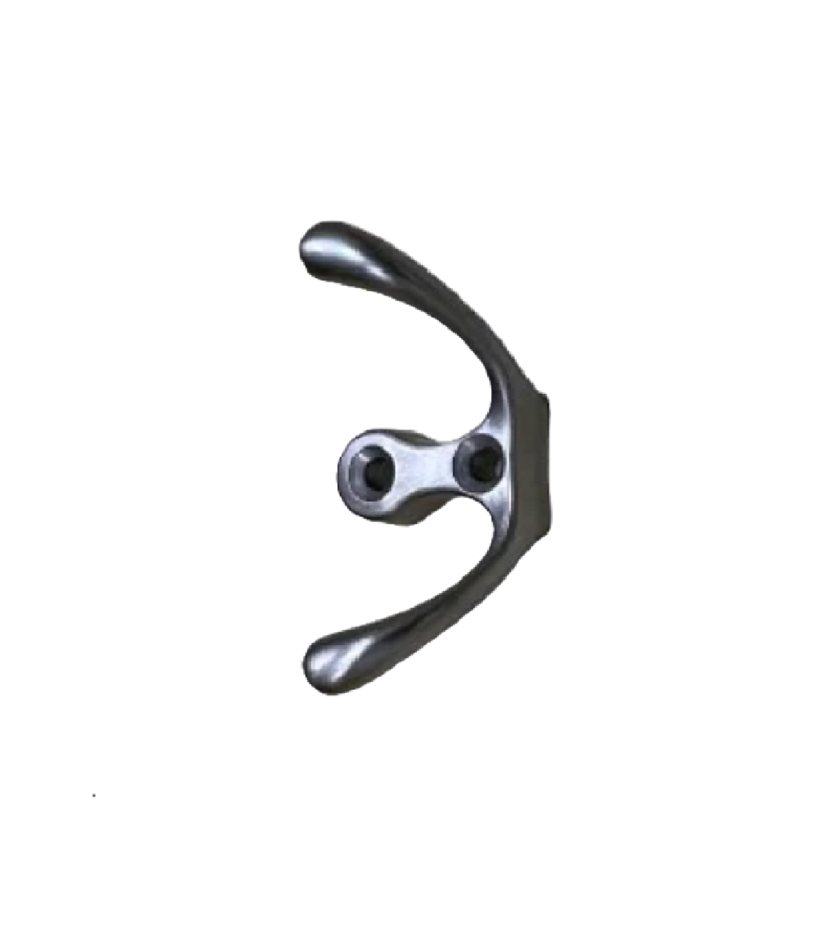 HK-DH-BSN Brushed Stainless Steel Double Hook - Hardware Specialist