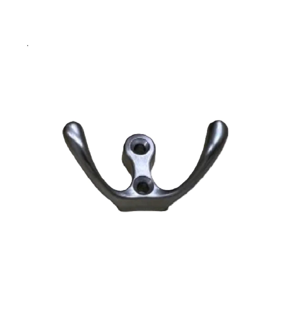HK-DH-BSN Brushed Stainless Steel Double Hook - Hardware Specialist