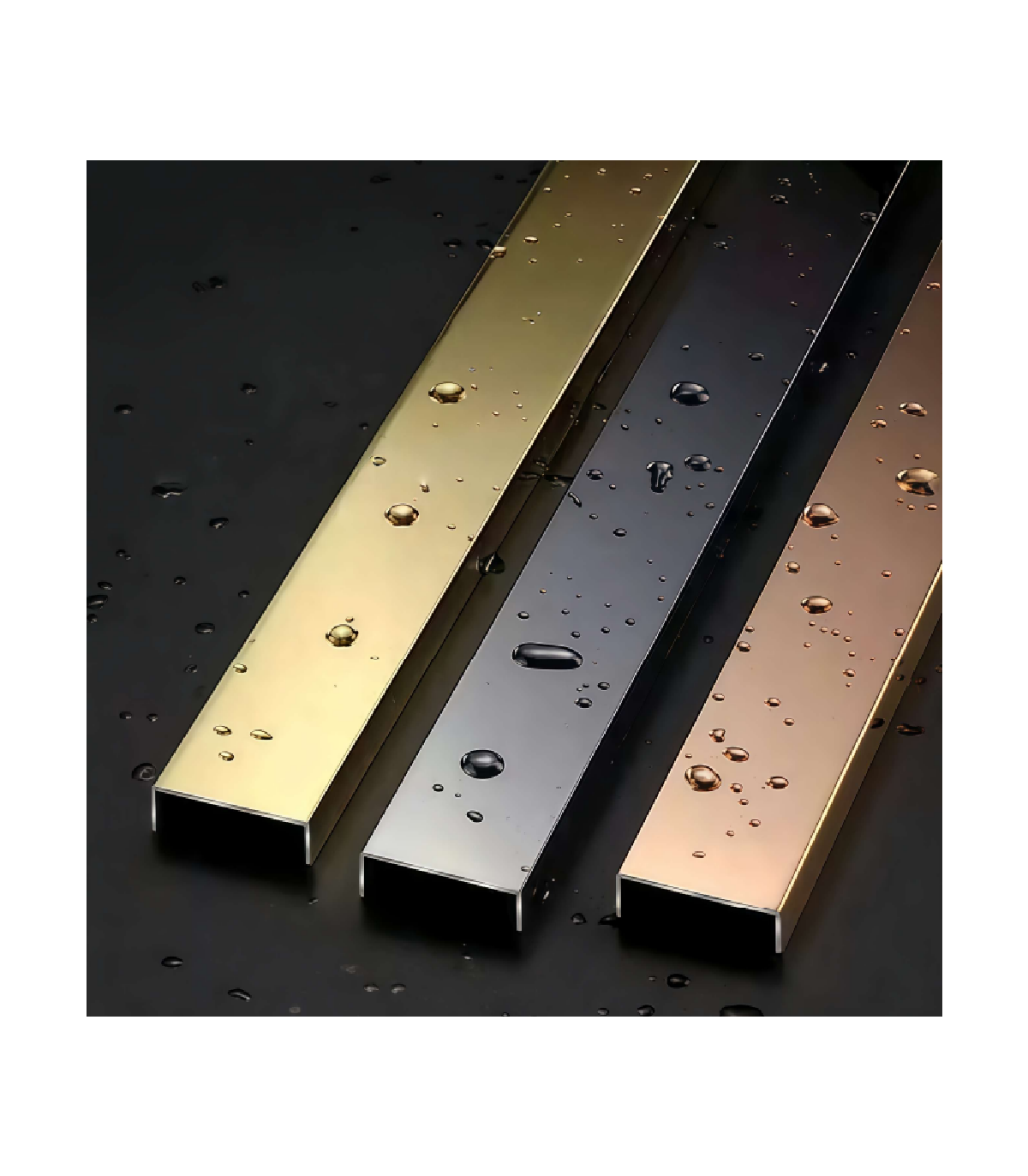 Moco MSU01 SUS304 Stainless Steel 3-meter U Channel Trim - Hardware ...
