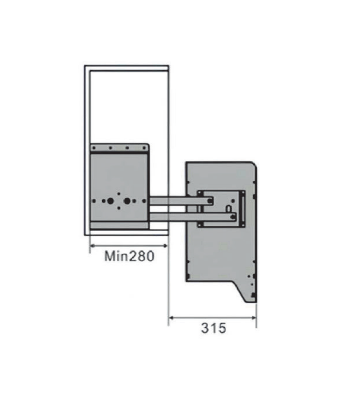 Moco MTD02 SUS304 Staineless Steel Anti-Collision Smart Elevation Dish ...