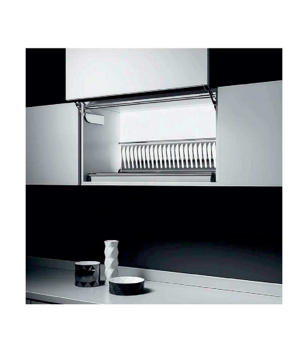 Moco MC813 SUS304 Stainless Steel Single Layer Dish Rack - Nickel