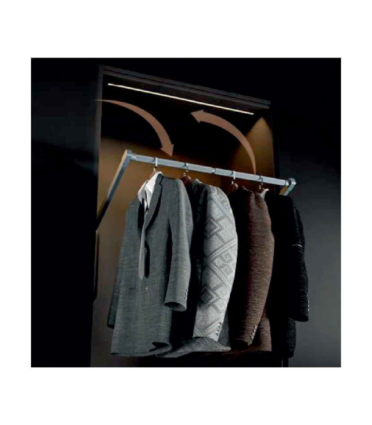 Moco MWL01 Aluminum Smart Wardrobe Lift - Hardware Specialist