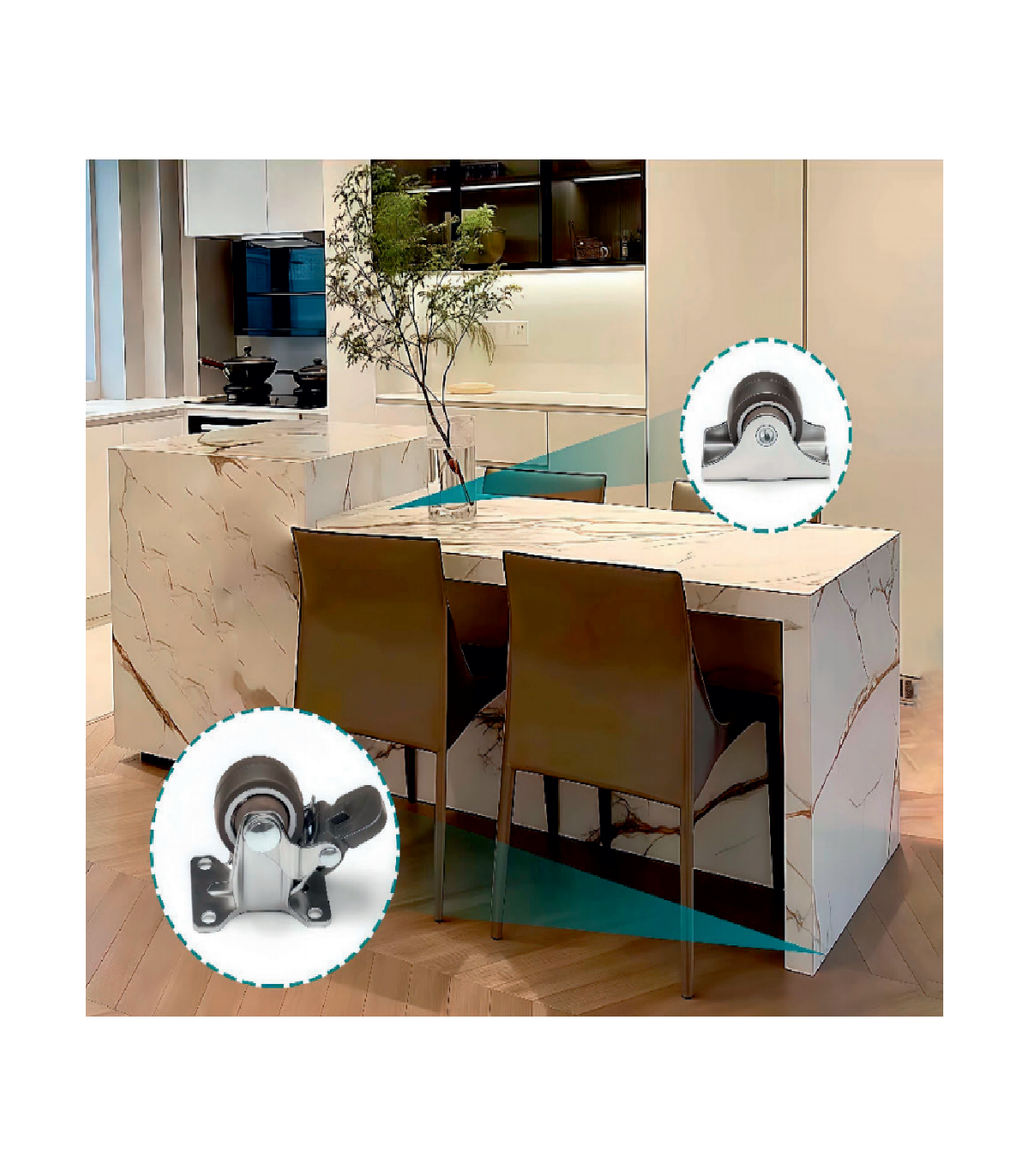 Moco MCT5010 Heavy Duty Island Extension Rail - Hardware Specialist