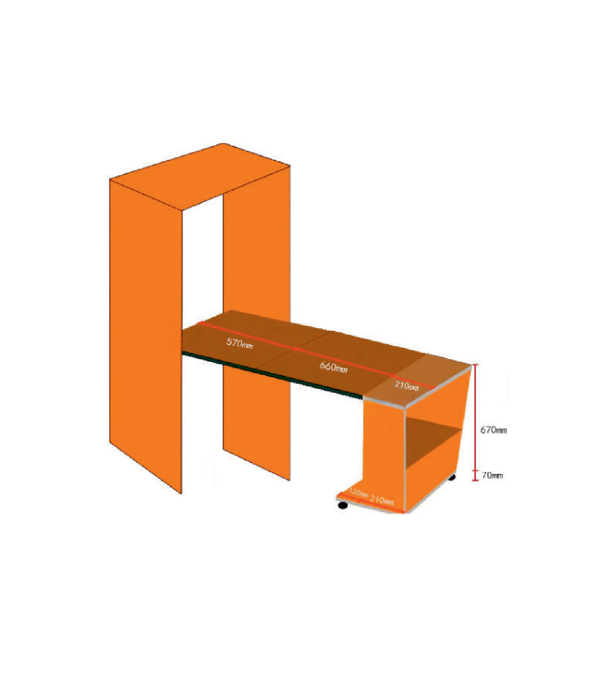 Moco MCT2021 Steel + Zinc Alloy Hidden Fold-up Table Fitting - Hardware ...