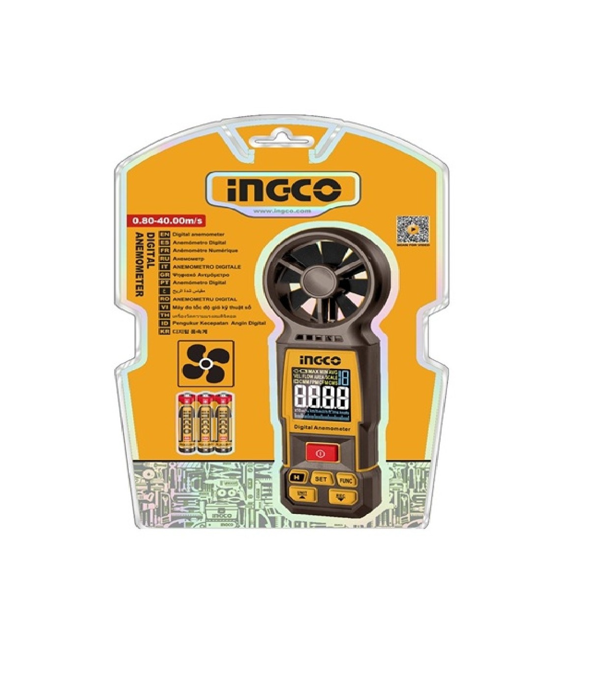 Ingco HETAN031 Digital Anemometer Wind Speed Meter | Hardware Specialist